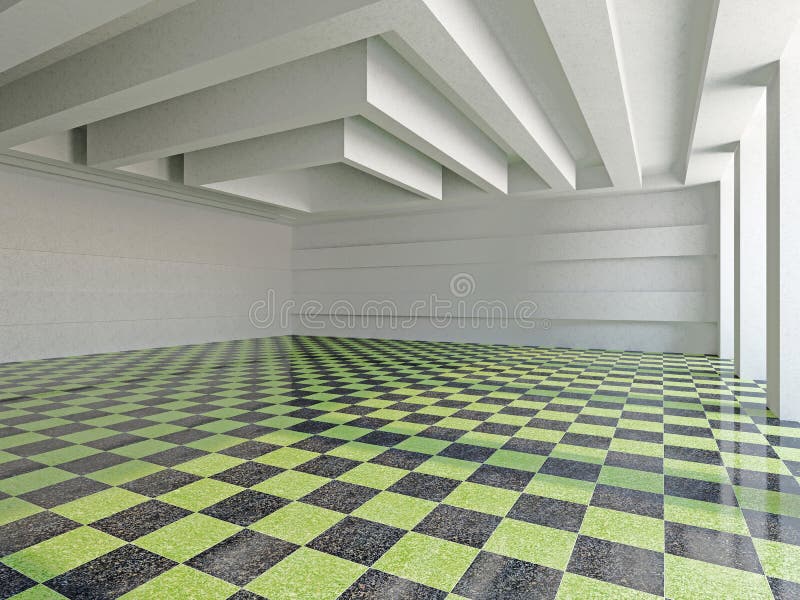 A large hall stock illustration. Illustration of contemporary - 35385903