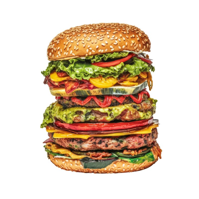 Tall Cheeseburger Stock Illustrations – 78 Tall Cheeseburger Stock ...