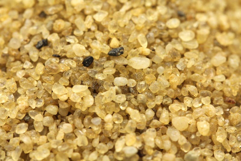 Large Handful of Yellow Sand Grains Background Stock Image - Image of ...