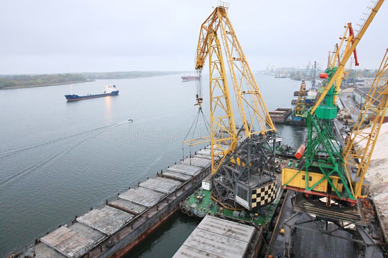 Large harbor terminal stock image. Image of mode, quayside - 11436065