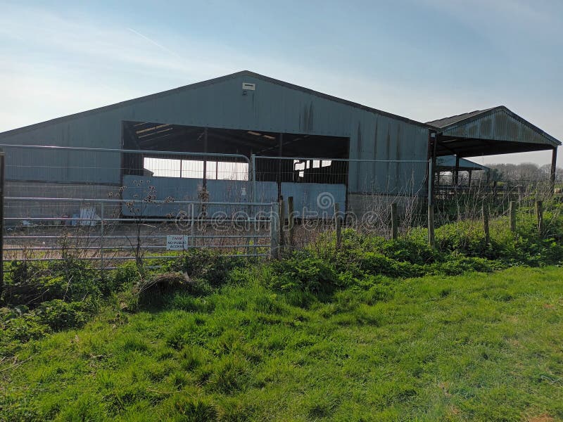 2 large hay barns stock photo. Image of train, barn - 274584680