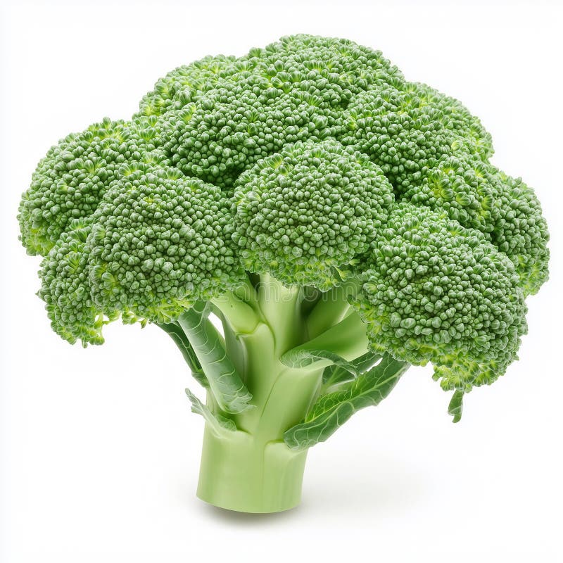 A Large Head of Broccoli is the Main Focus of the Image Stock ...