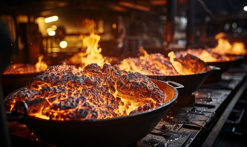 Large Pile of Coal on Table Stock Image - Image of combustion, industry ...