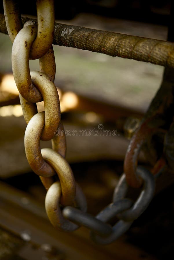 Large Heavy Iron Chain stock photo. Image of vertical - 38027666
