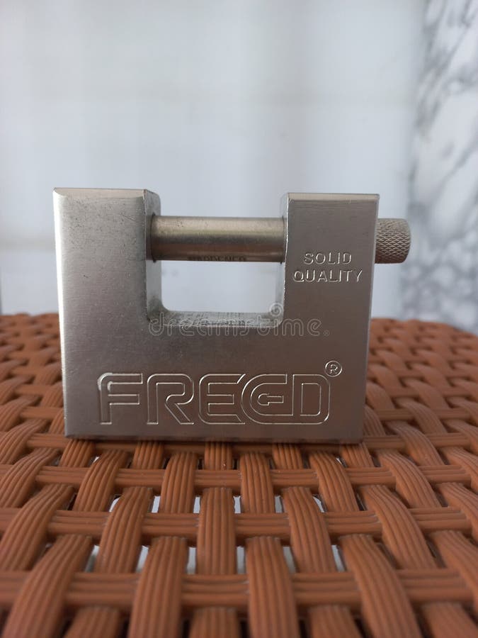 A Large, Heavy Padlock To Lock Something Securely Editorial Stock Photo ...