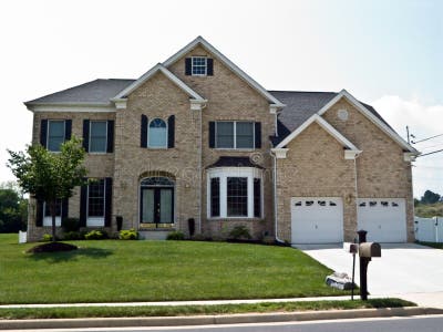 Large Home stock photo. Image of home, brick, black, building - 6166970