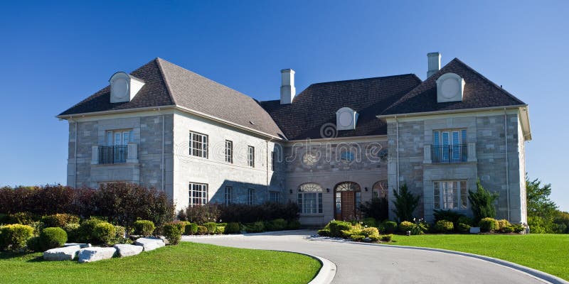 Large Homes stock photo. Image of back, residential, architecture ...