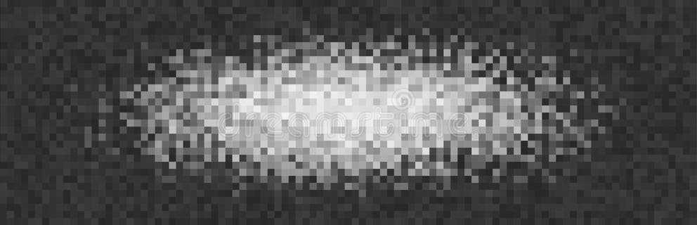 Large Horizontal Pixelated Censor Bar in Grayscale, Full-width Blur for ...