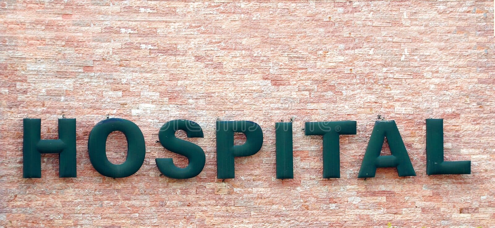 Hospital sign stock image. Image of placard, business - 26650309