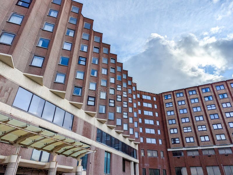A Large Hotel Building Seen from the Ground Upwards Editorial Image ...