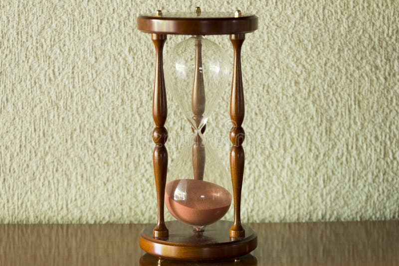 Large Hourglass on the Facade of the Building Stock Image - Image of ...