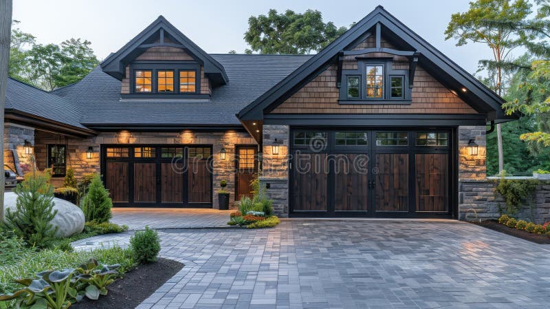 Large House with Many Windows Stock Image - Image of overlooking, urban ...