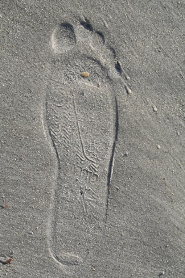 Large human footprint stock image. Image of details, footprint - 11099539