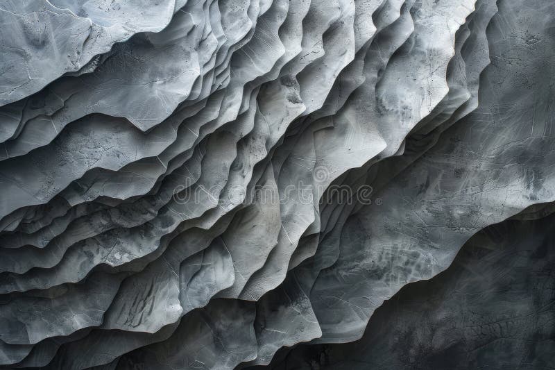 Large Ice Cave Formed in Mountains Showcasing Unique Textures and ...