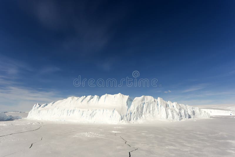 An ice hummock stock image. Image of cold, block, antarctic - 13857763