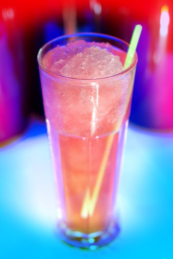 Large iced drink/cocktail stock image. Image of colorful - 2433237