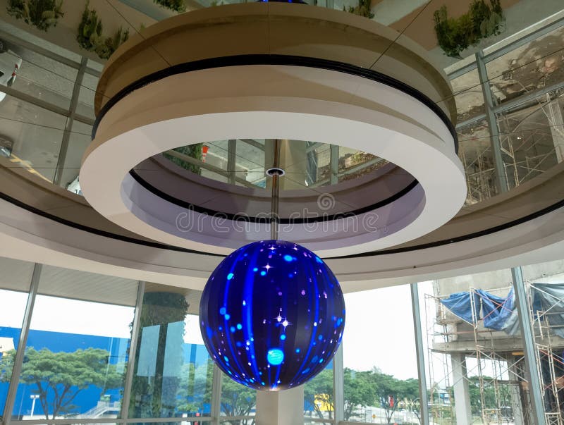 Celestial Sphere: a Dazzling Modern Interior Design Editorial Photo ...