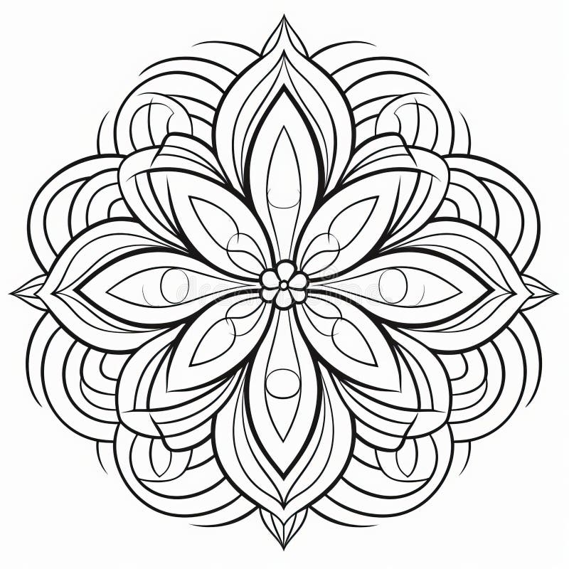 Thick Line Coloring Pages Stock Illustrations – 172 Thick Line Coloring ...