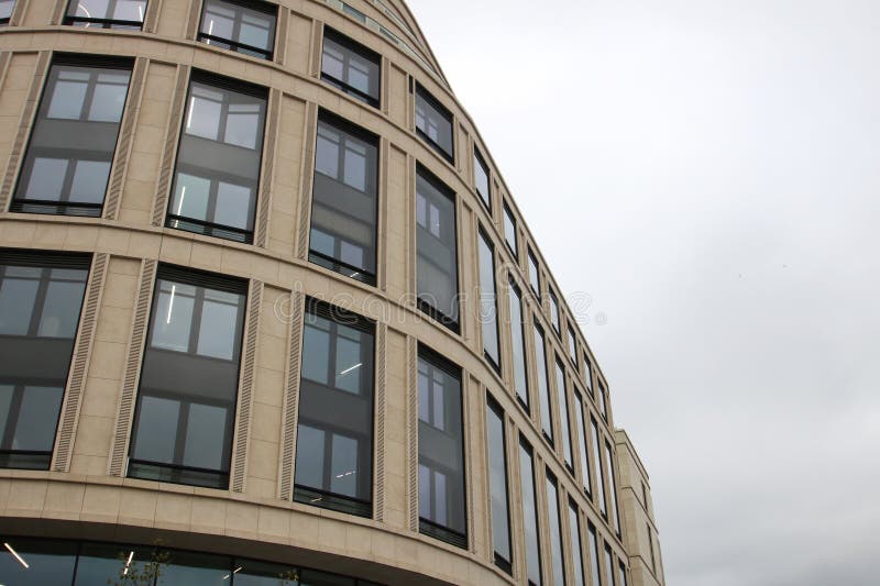 A Large and Impressive Building with Numerous Windows Set Against a ...