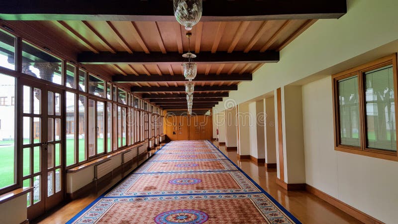 A big and elegant hall stock photo. Image of carpets - 103224556