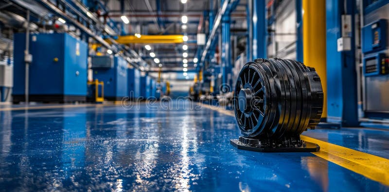 Large Industrial Air Compressor System with Powerful Equipment ...