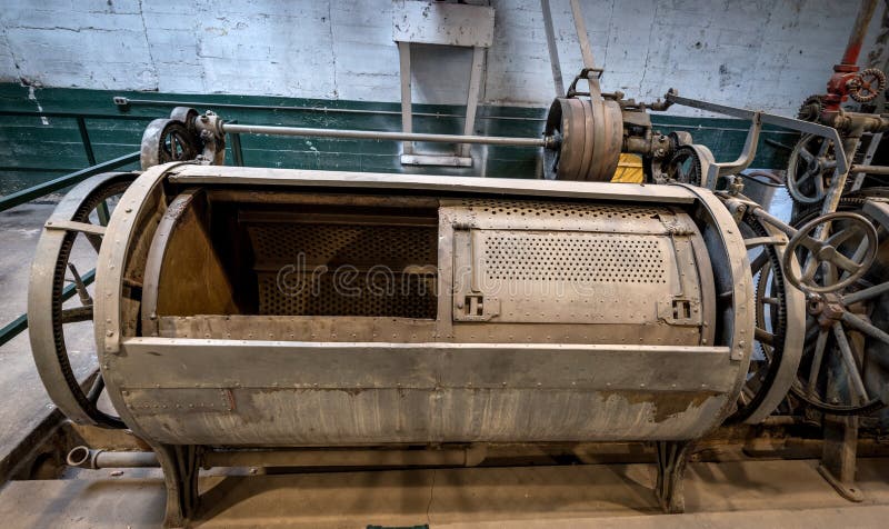 Old Laundry Washing System in a Prison Stock Photo - Image of jail ...