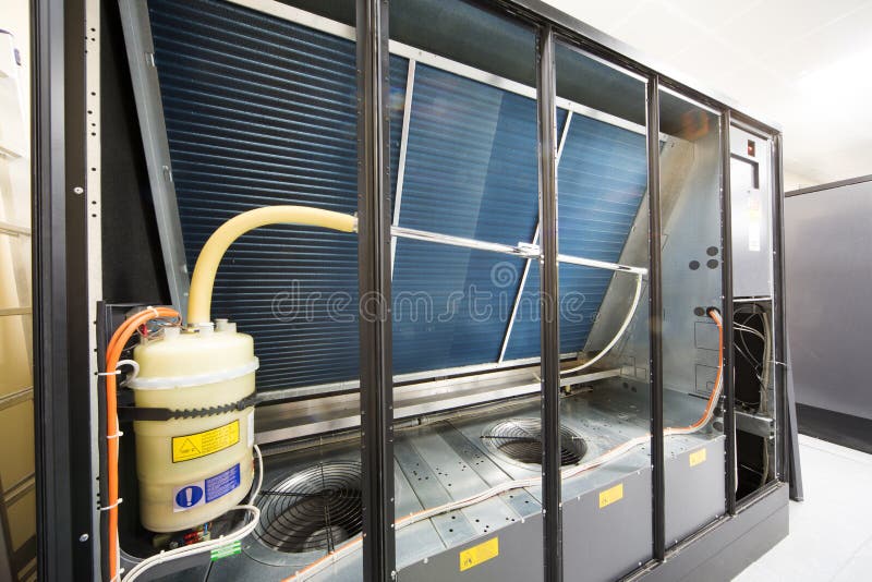 Large Industrial Cooling System. Stock Photo - Image of environment ...