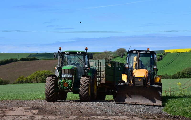 Large Industrial Farm Equipment for Farming and Farm Work Stock Image ...