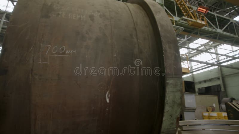 Large Industrial Machine Component Found within a Manufacturing ...
