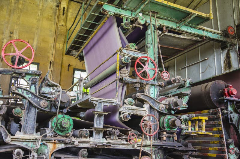 The Large Industrial Machines of the Past are Outdated Stock Image ...