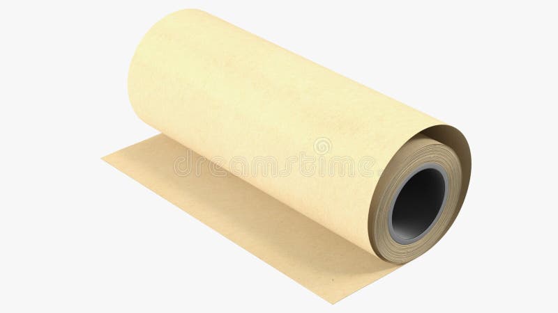 Large Industrial Paper Roll for Packaging Needs Stock Photo - Image of ...