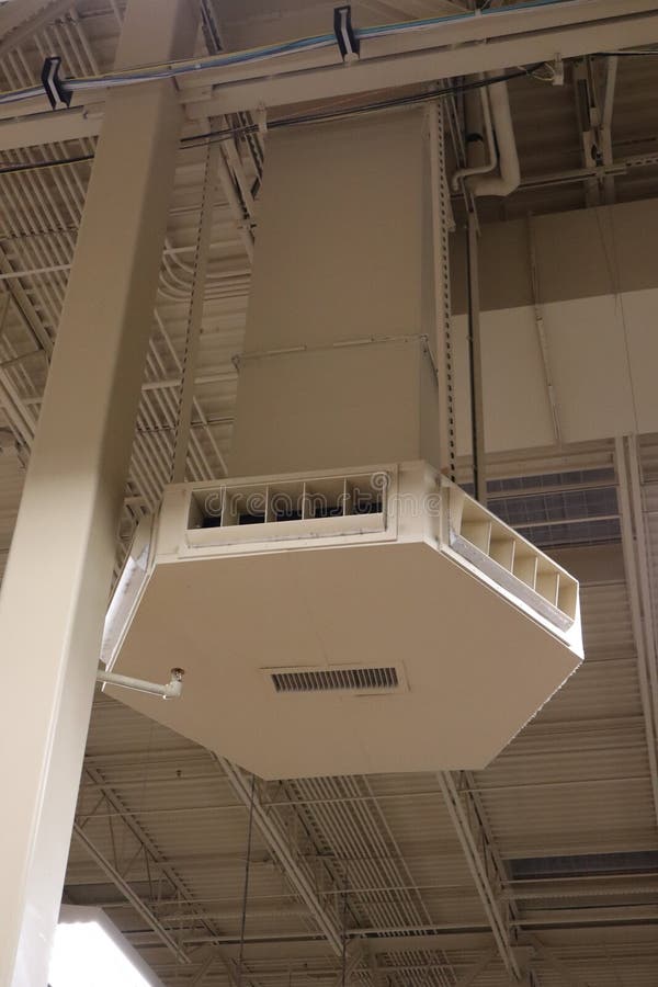 Large Industrial Ventilation Unit Stock Image - Image of flooring ...
