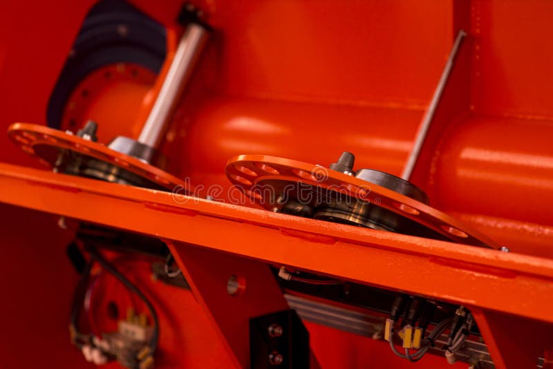 Large Industrial Woodworking Machine Close Stock Image - Image of ...