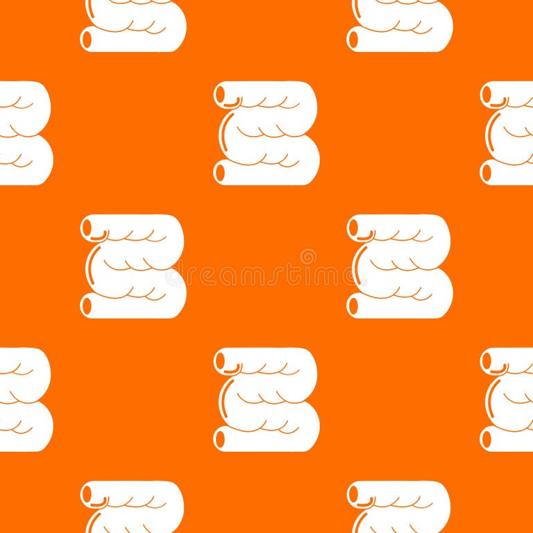 Large Intestine Pattern Vector Orange Stock Vector - Illustration of ...
