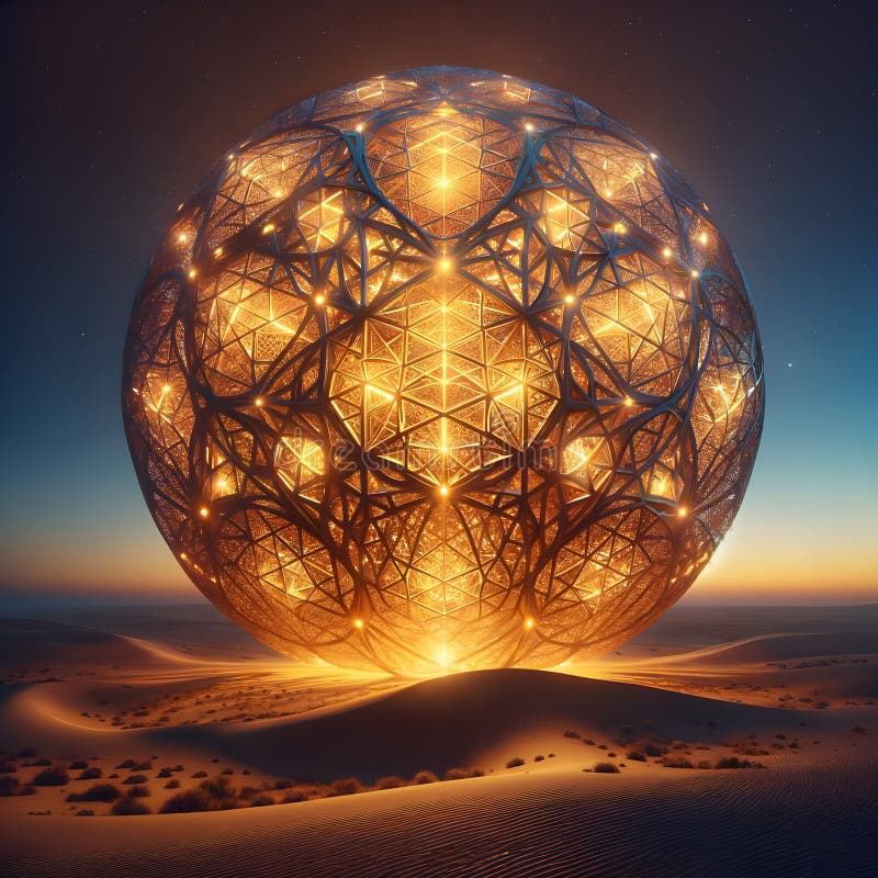 A Large, Intricate Spherical Structure with a Design Based on Sacred ...