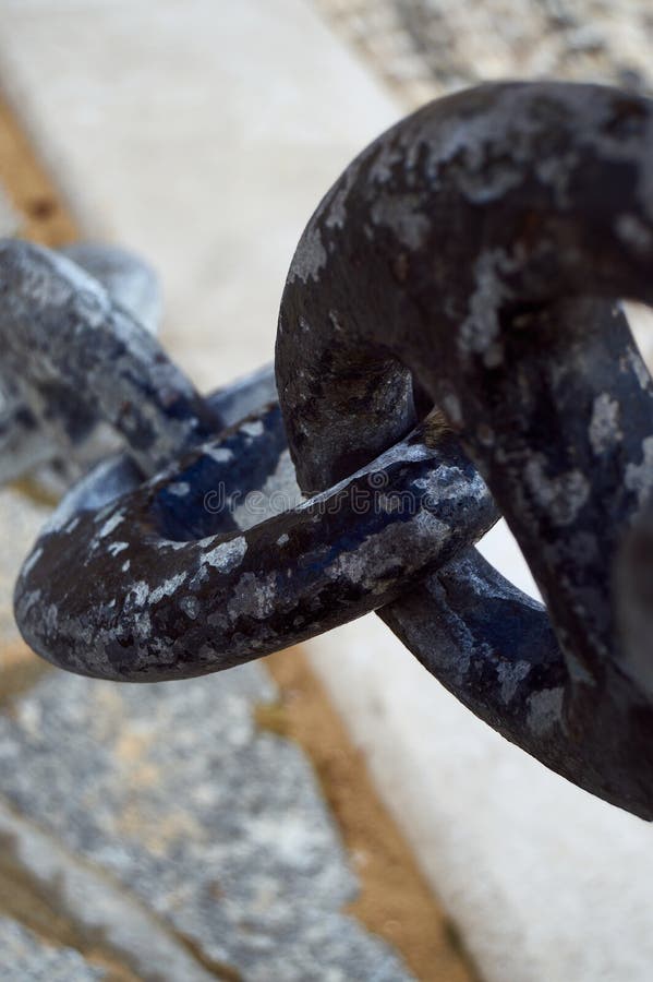 Large Rusty Cast Iron Chain Stock Photos - Free & Royalty-Free Stock ...
