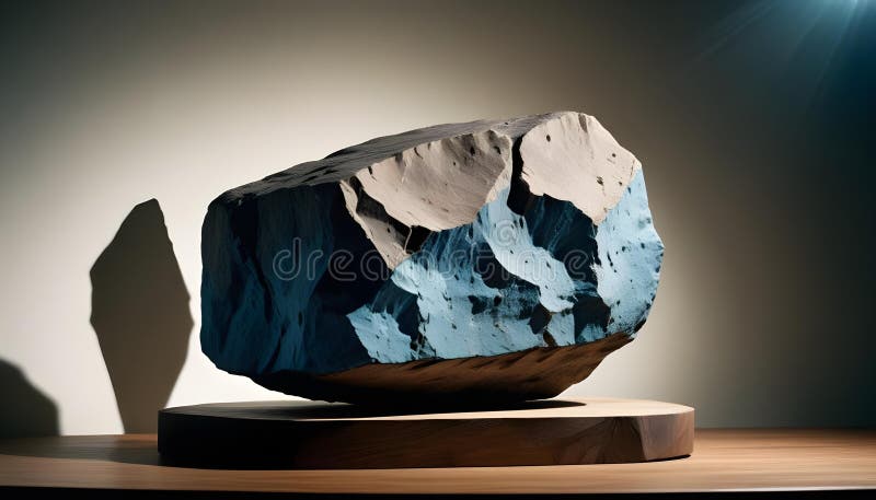 A Large, Irregular-shaped Rock Formation with a Flat, Stock ...
