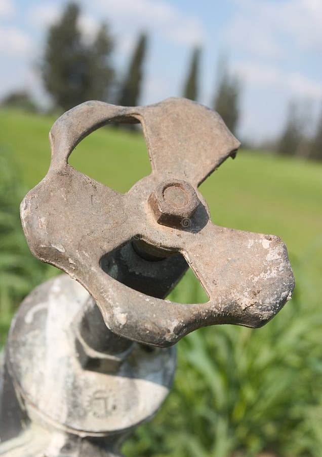 Large Irrigation Faucet stock photo. Image of pipe, amitai - 99236