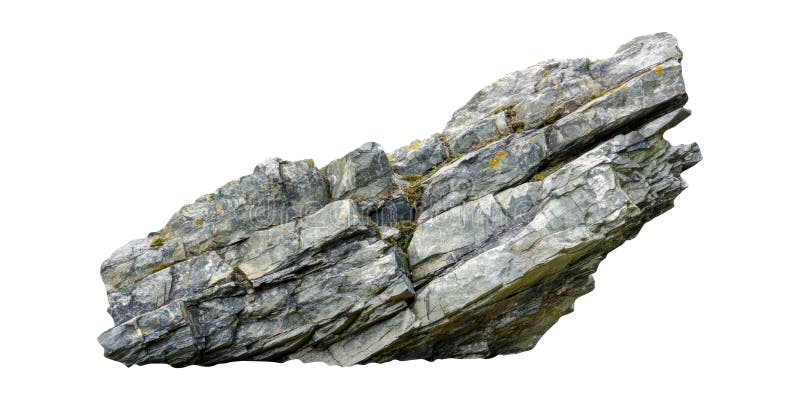 Large Jagged Rock Isolated on Transparent Background Stock Image ...