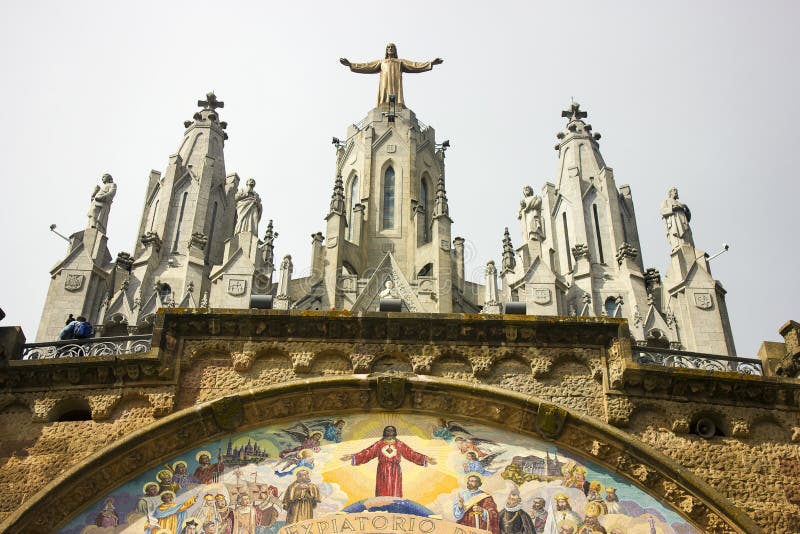 A Large Jesus Christ Statue Stock Photo - Image of heaven, america ...