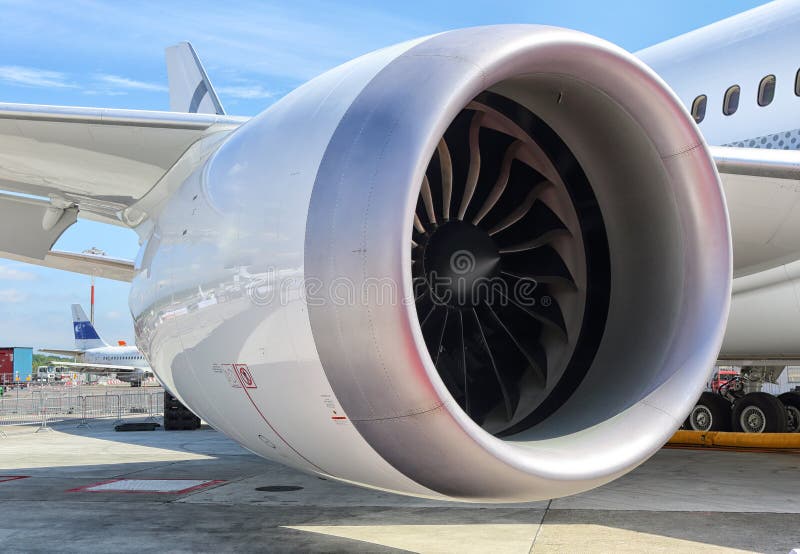 Large jet engine stock image. Image of modern, large - 72538099