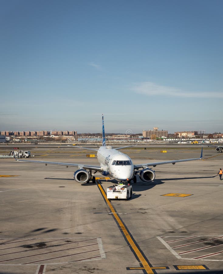 Large Jet Perched on the Tarmac in the Airport Editorial Stock Image ...