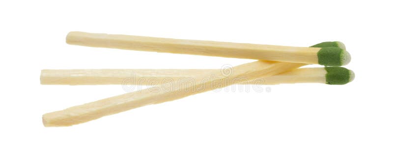 Large Kitchen Matches on a White Background Stock Image - Image of ...