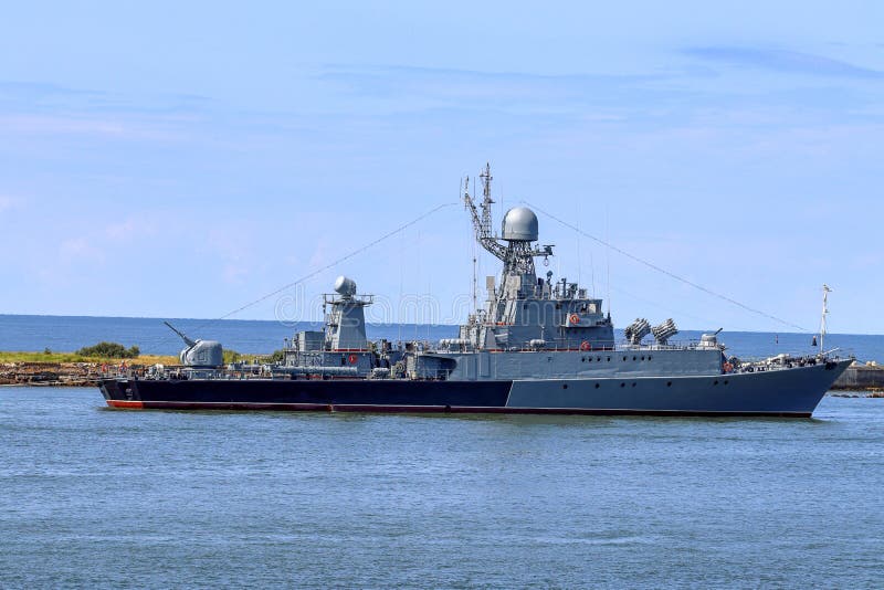 The Ship in the Baltic Sea stock photo. Image of seascape - 30972228