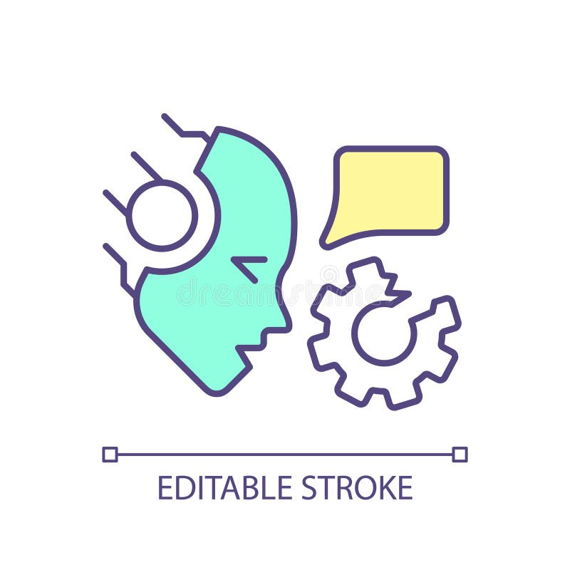 Large Language Models Problems RGB Color Icon Stock Vector ...