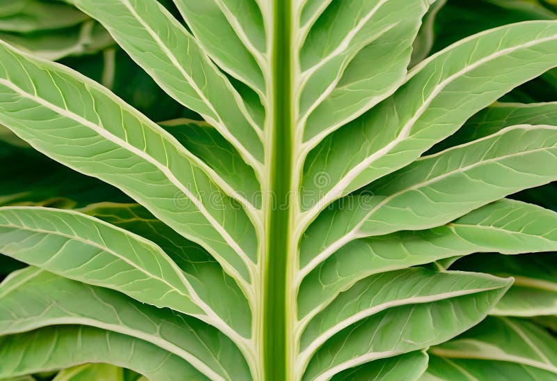 Large Leaves with Beautiful, Intricate Branches and Patterns.AI ...