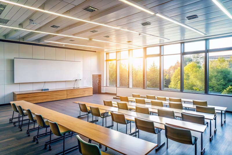 Large Lecture Hall Whiteboard Mockup a Blank Canvas for Knowledge ...