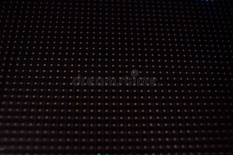 Large LED Screen Dots. Stage Screen Stock Illustration - Illustration ...