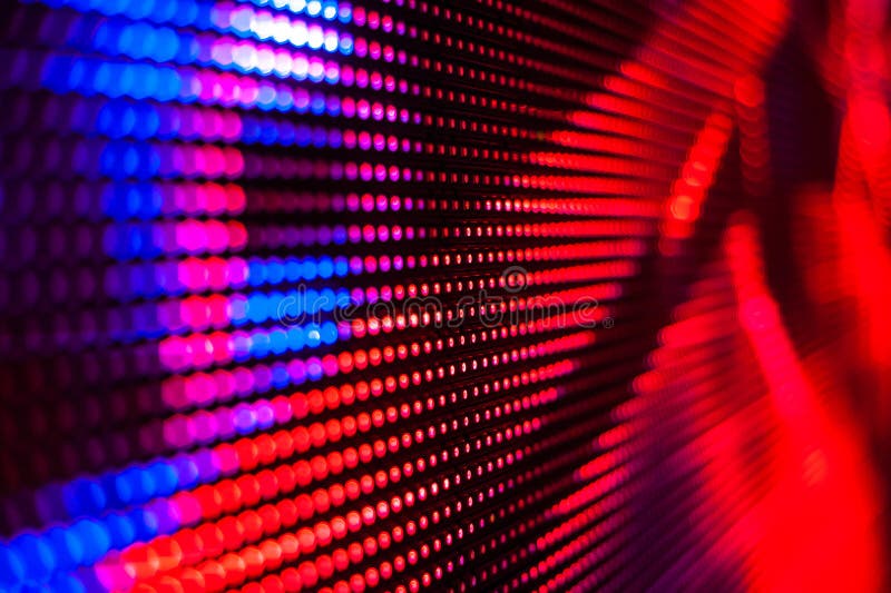 Large LED Screen Dots. Stage Screen Stock Illustration - Illustration ...