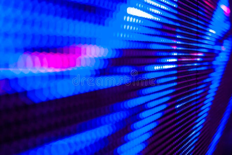 Large LED Screen Dots. Stage Screen Stock Illustration - Illustration ...